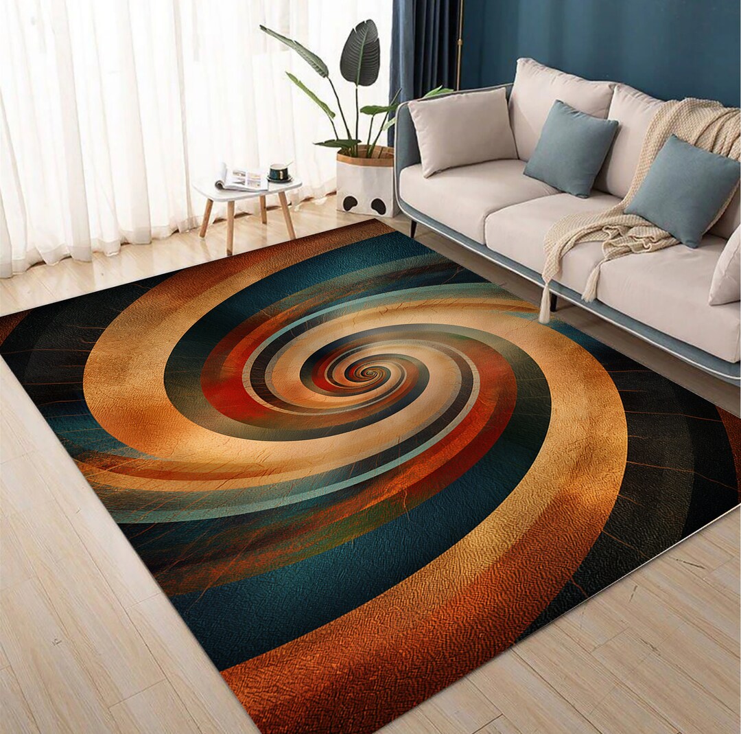 Tunnel Rug, 3D Rug, Illusion Rug, Vortex Rug, Retro Rug, Rustic Rug ...