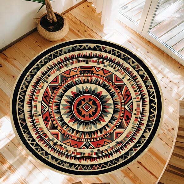 Aztec Rug - Etsy