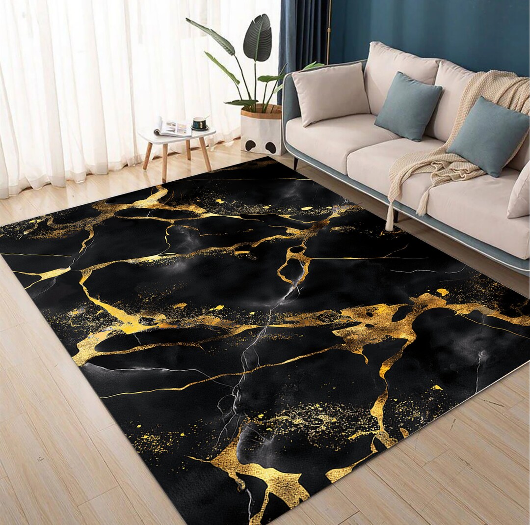 Marble Rug, Marble Design Rug, Marble Effect Rug, Abstract Marble Rug ...