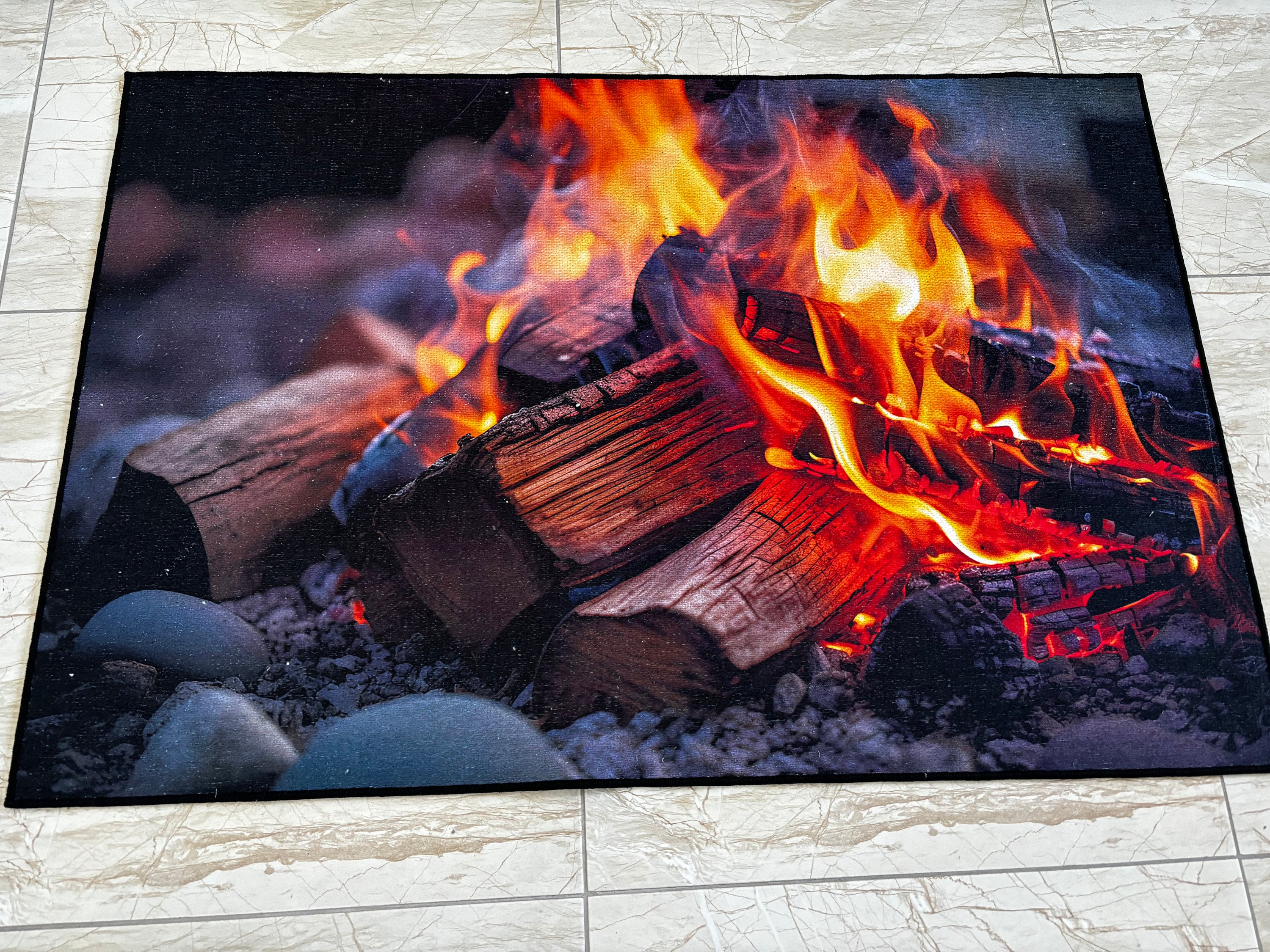 Cherry Blossom Rug, Cherry Blossom Area Rug, Pink Flower Rug, Floral ...