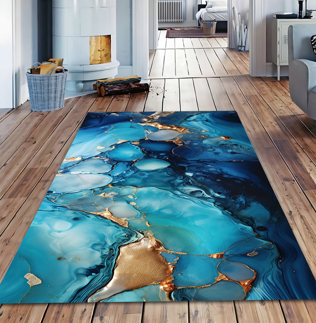 Marble Rug, Marble Design Rug, Marble Effect Rug, Abstract Marble Rug ...