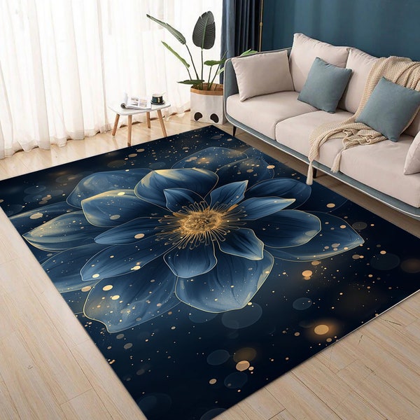 Floral Rug - Etsy