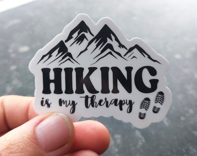 HIKING MAKES Me HAPPY // Weatherproof Outdoor Sticker // Vinyl 4 Nature ...