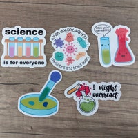 Cute Cat Scientist Critter Science Sticker,, Perfect for Kids, Teachers ...