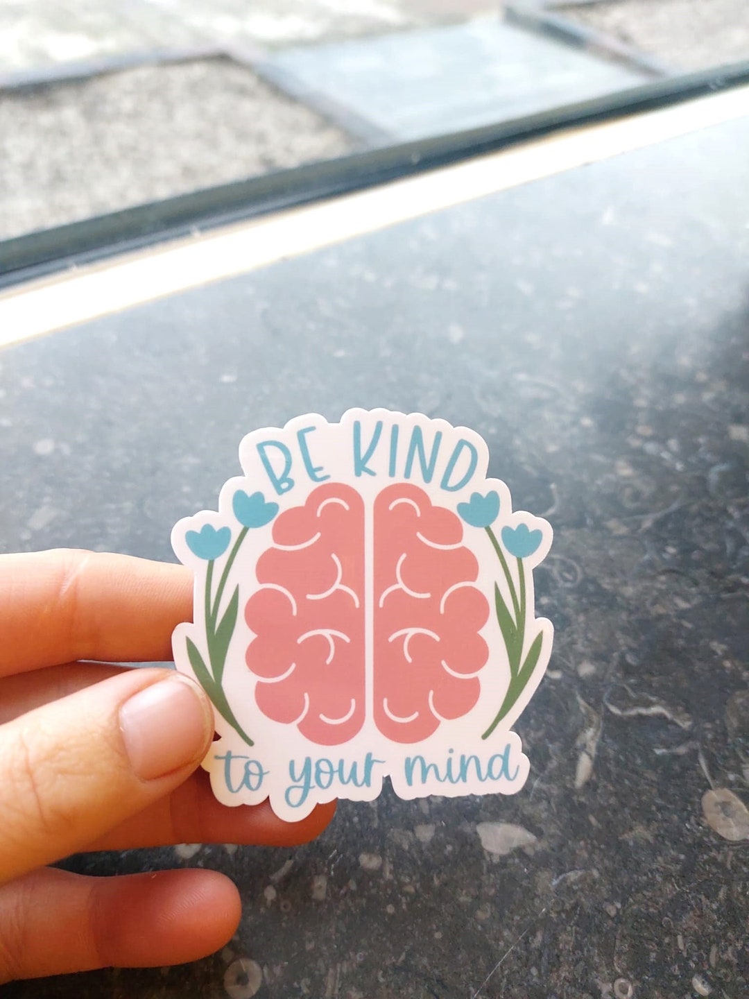 Mental Health Sticker Vinyl Water Bottle Sticker Laptop Mental Health ...