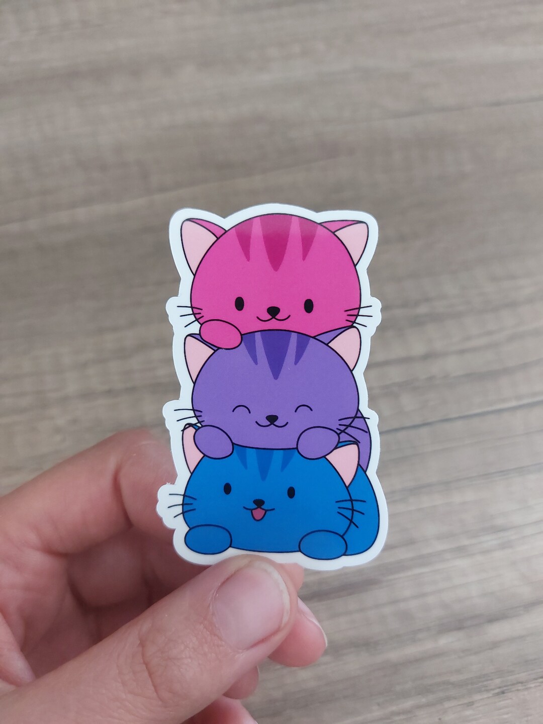 Bisexual Sticker Lgbt Vinyl Stickers Laptop Water Bottle Sticker Bi One ...