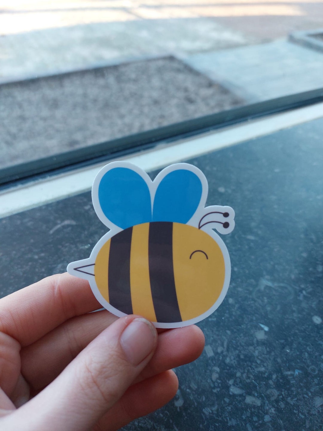Bee Sticker Cute Vinyl Sticker Water Bottle Laptop Sticker Honey Bee ...