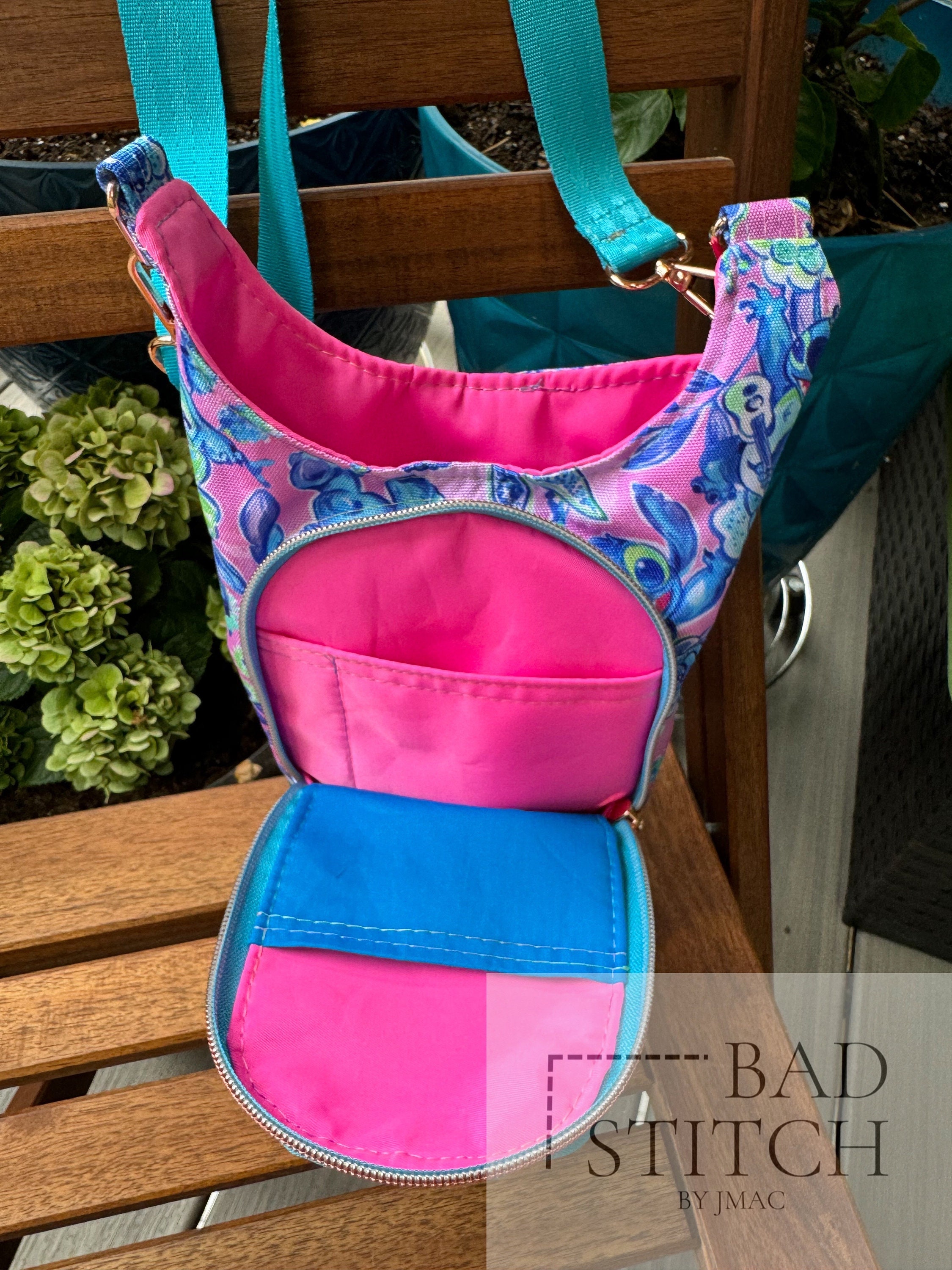 Water Bottle Sling Bag | Crossbody Water Bottle Holder | Large Beverage ...