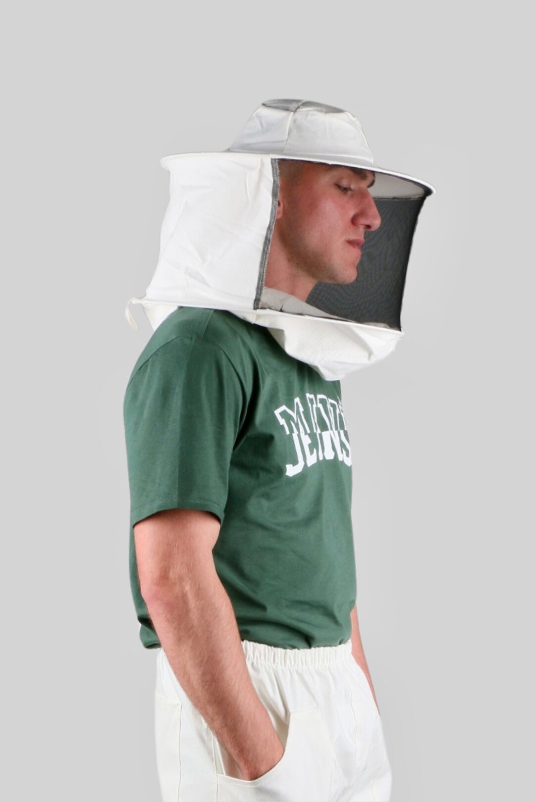 Cotton Hat Veil Combination for Keeping Bees, Beekeeper Veil, Beekeeper ...