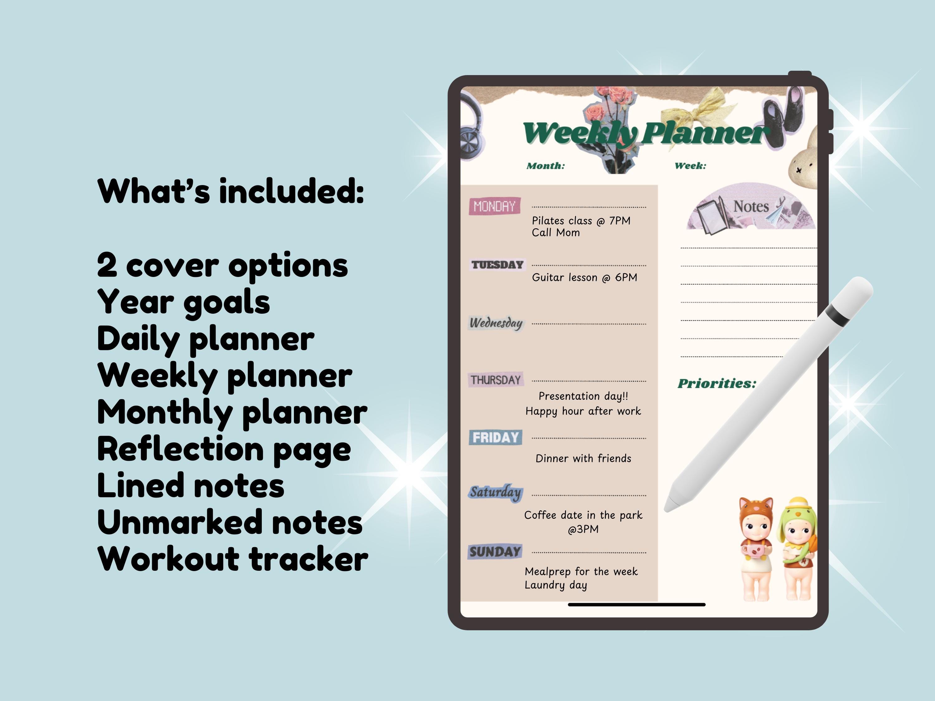 Sonny Angel Planner | Digital Download | Undated Daily-weekly-monthly ...