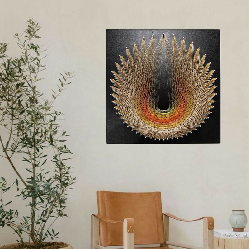 Abstract String Art - Etsy