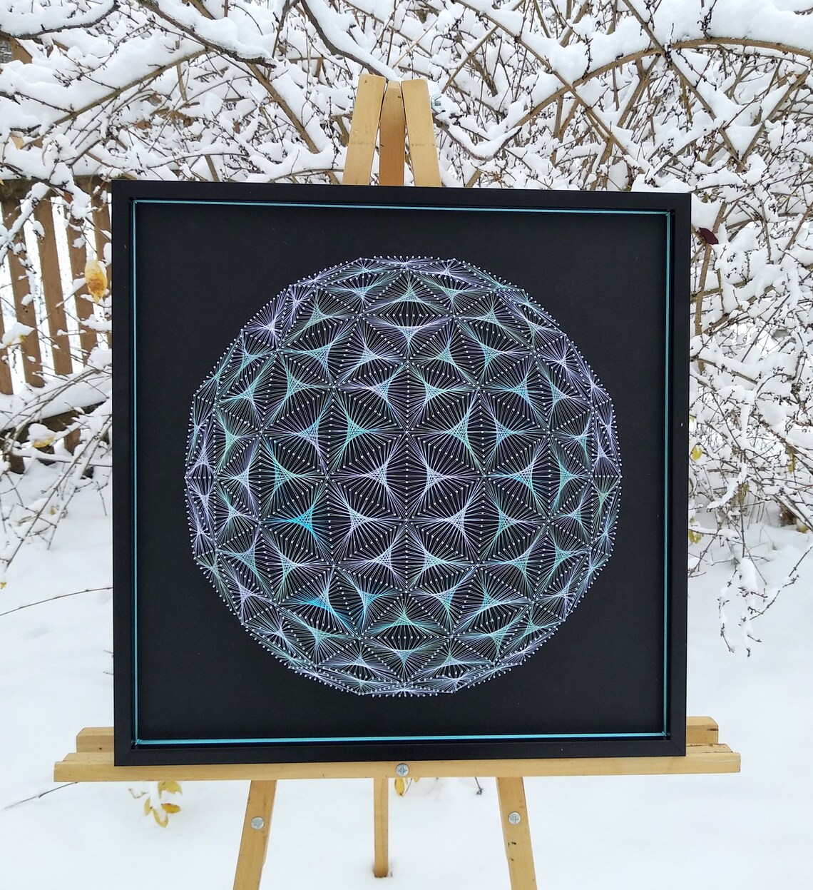 String Art. Mandala String Art. 3d Geometric. - Etsy