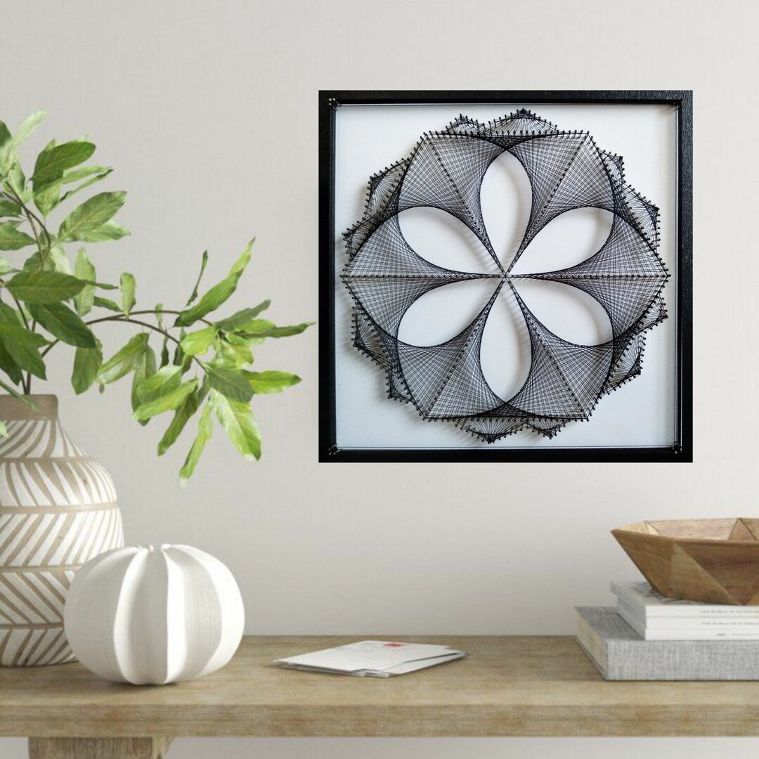 String Art. Mandala String Art. 3d Geometric - Etsy