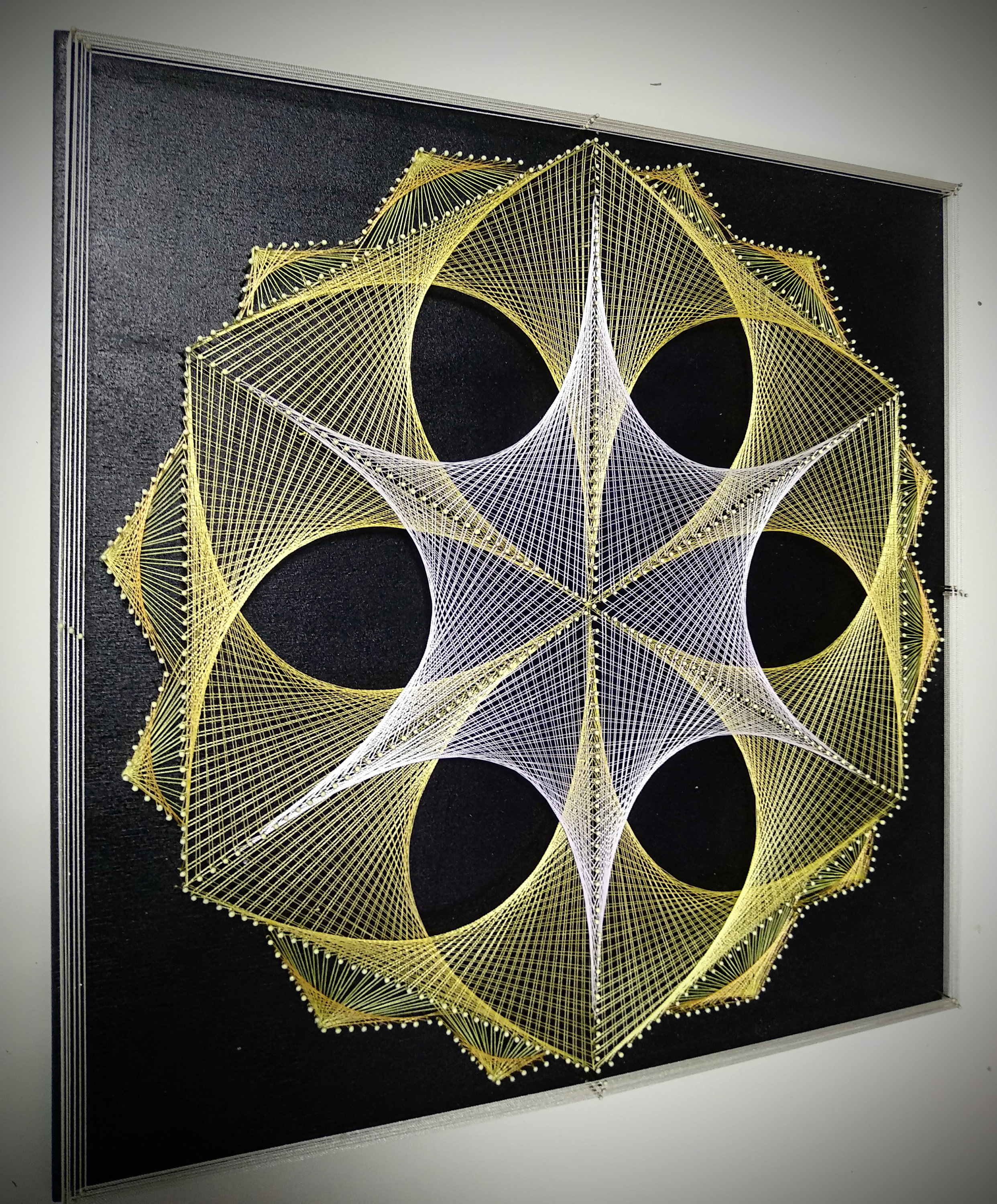 String Art. Mandala String Art. 3d Geometric - Etsy
