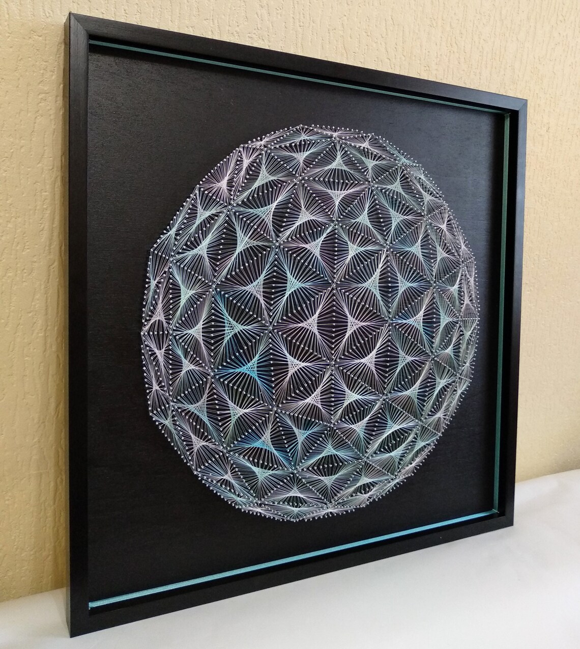 String Art. Mandala String Art. 3d Geometric. - Etsy