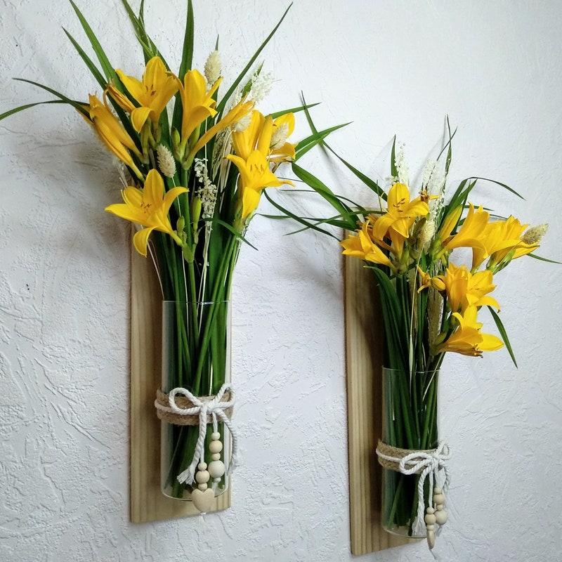 Wood Wall Sconce - Etsy