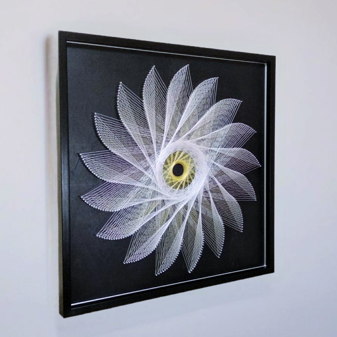 String Art, Mandala String Art, String Wall Art, 3d String Art ...