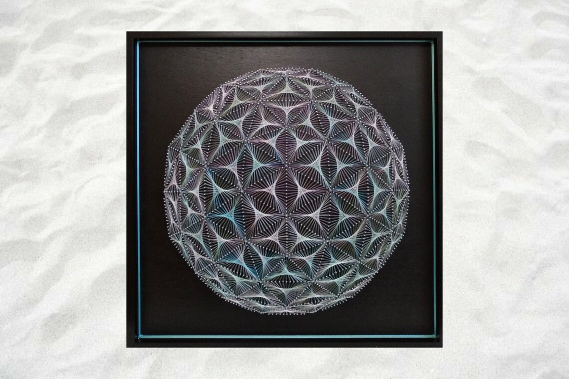 String Art. Mandala String Art. 3d Geometric. - Etsy