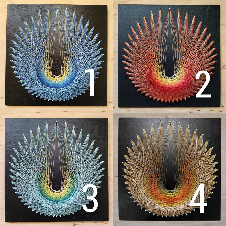 String Art DIY Kit. Art Kit. Mandala Art Kit. Сraft Kit. Children's ...