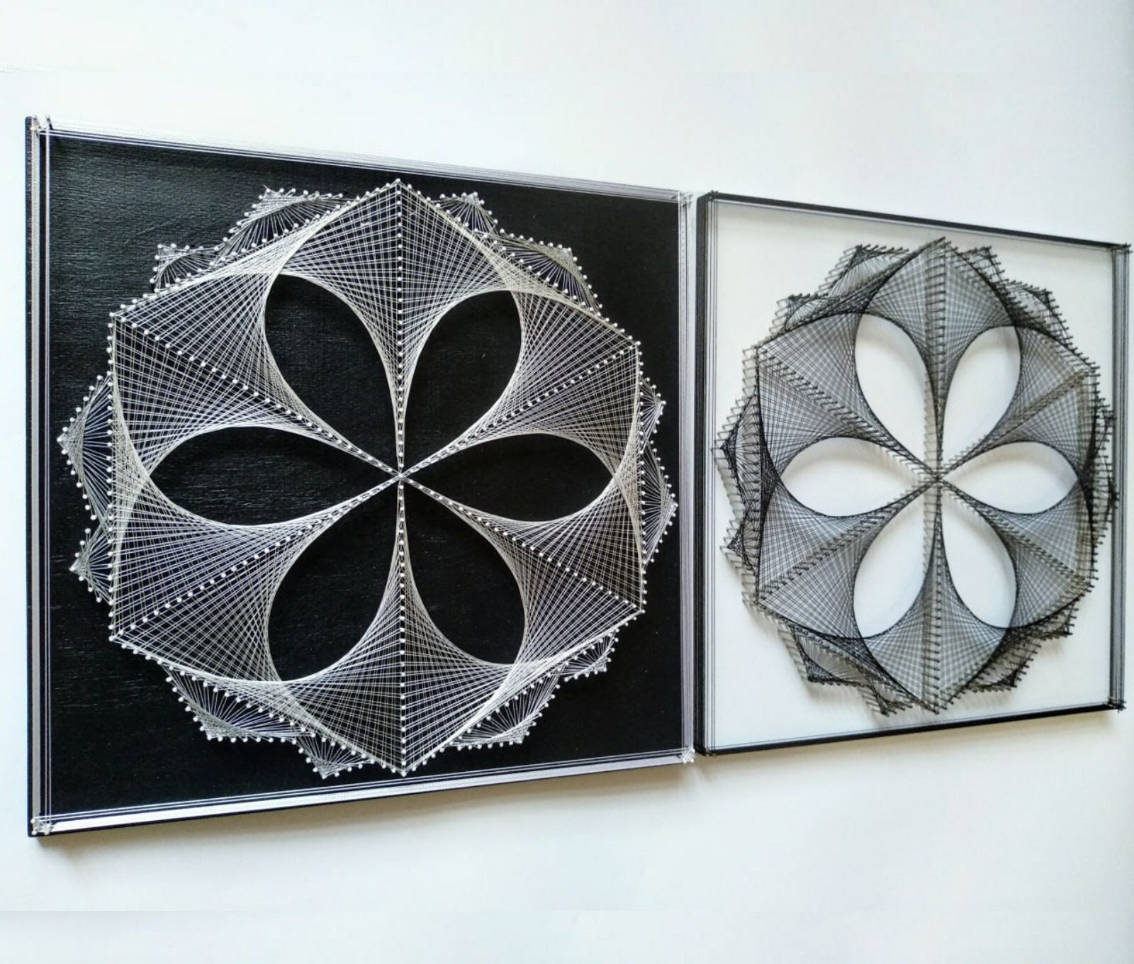 String Art. Mandala String Art. 3d Geometric - Etsy