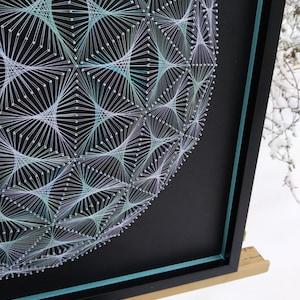 String Art. Mandala String Art. 3d Geometric. - Etsy