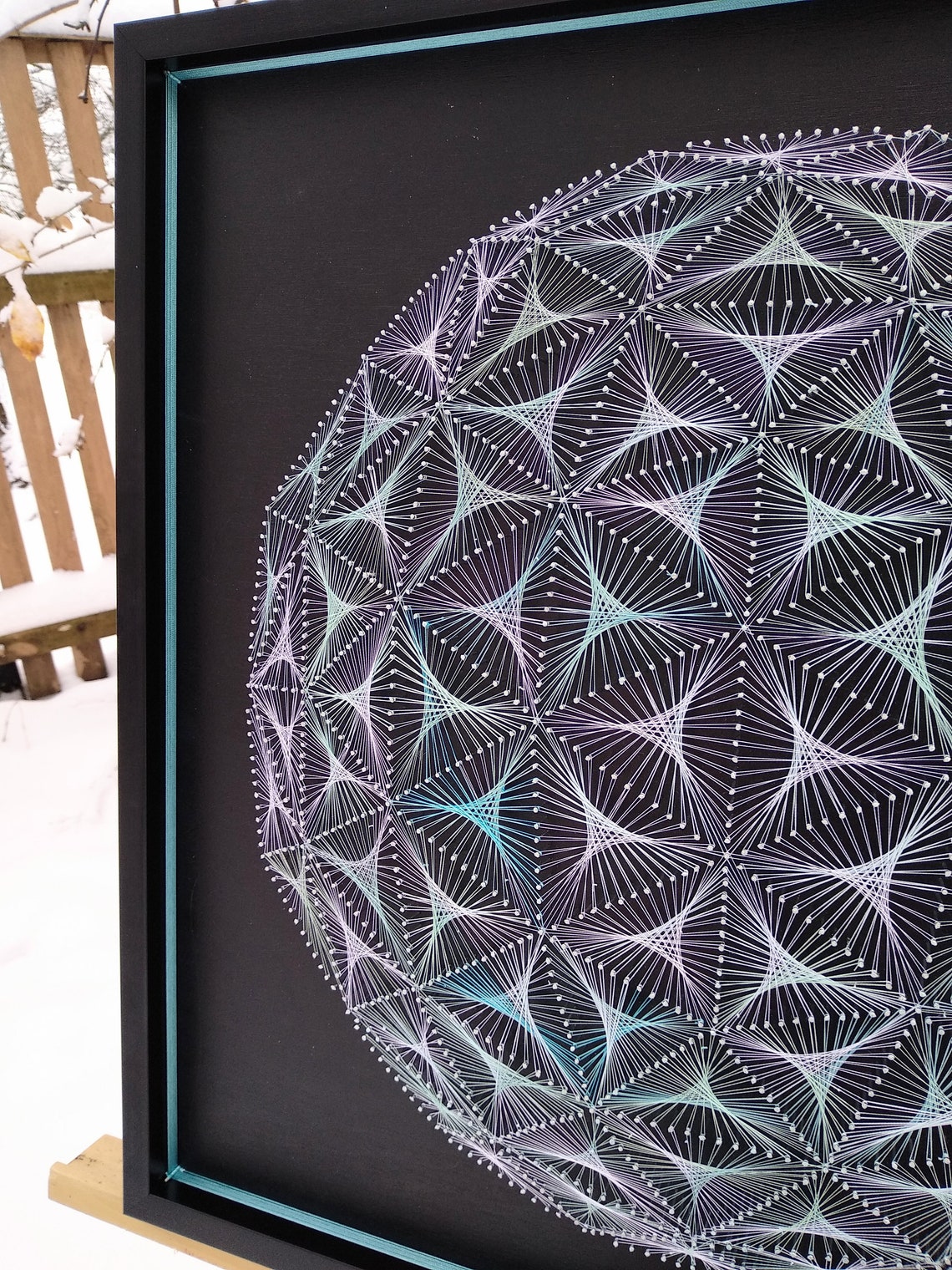 String Art. Mandala String Art. 3d Geometric. - Etsy