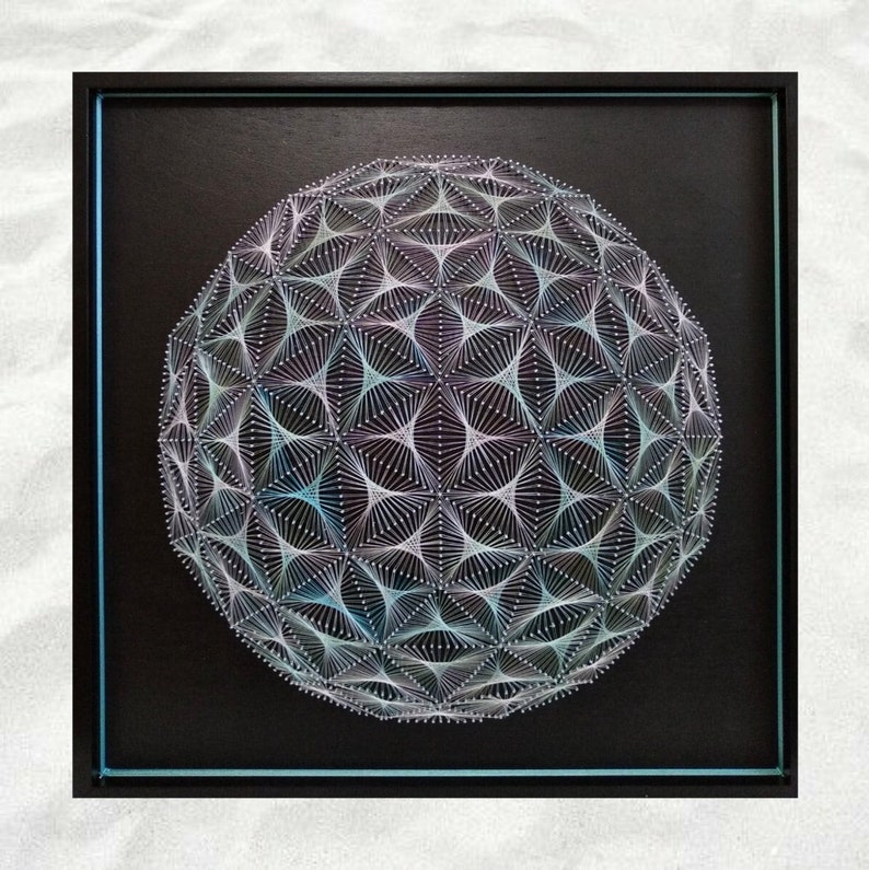 String Art. Mandala String Art. 3d Geometric. - Etsy