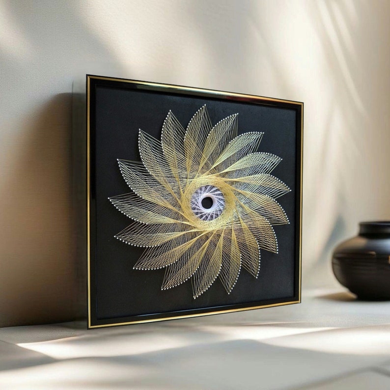 String Art, Mandala String Art, String Wall Art, 3d String Art ...