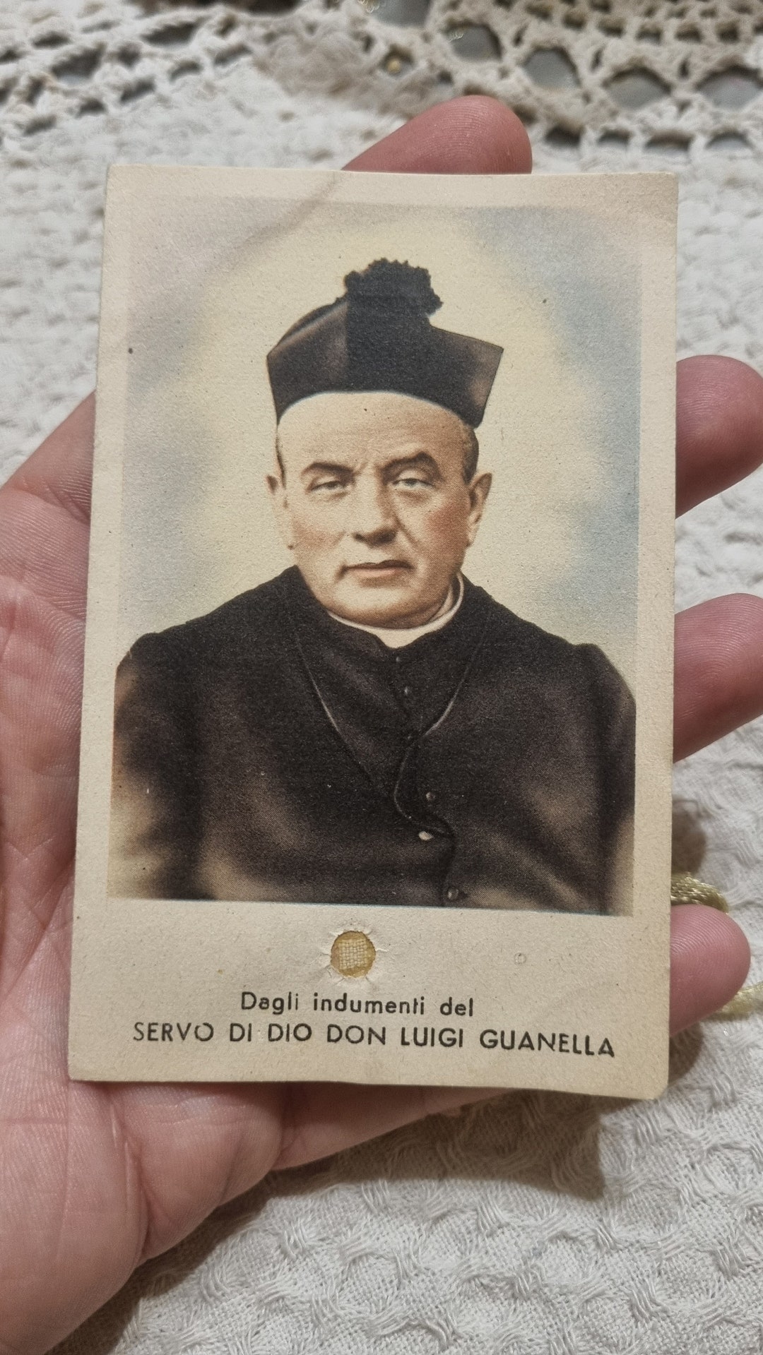 Relic Relic Reliquia Luigi Guanella Ex Indumentis - Etsy