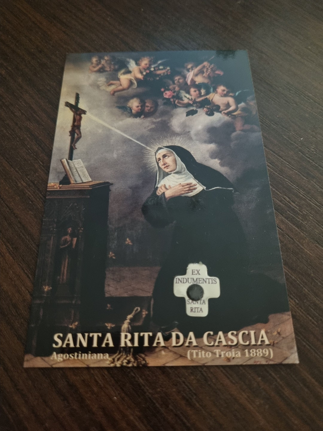 Relic Relic Reliquia Santa Rita Cascia Ex Indumentis - Etsy