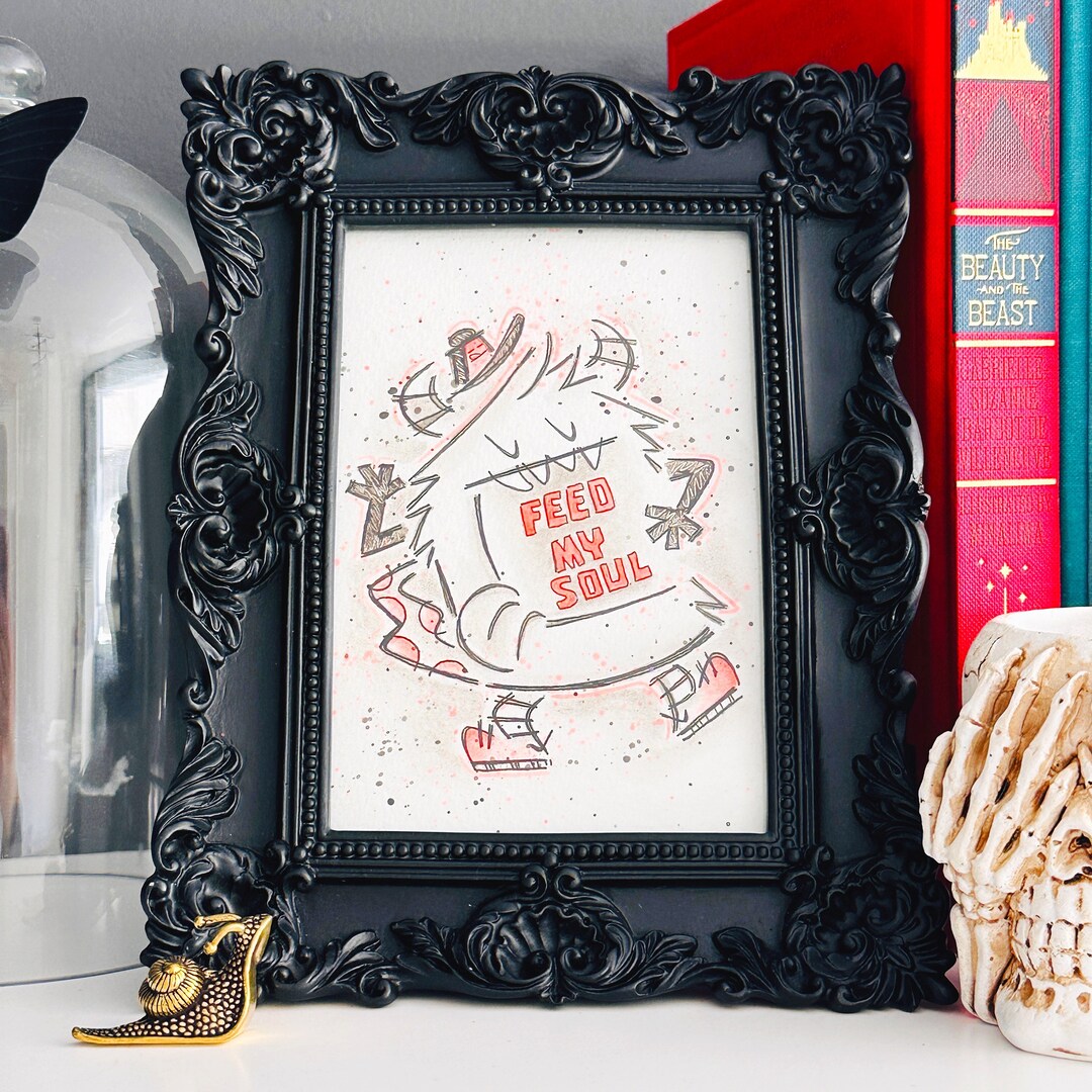 Feed My Soul Monster Inspirational Art Print, Limited Edition ...