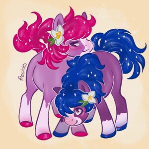 Bi Pride Pony Holographic Vinyl Sticker - Etsy