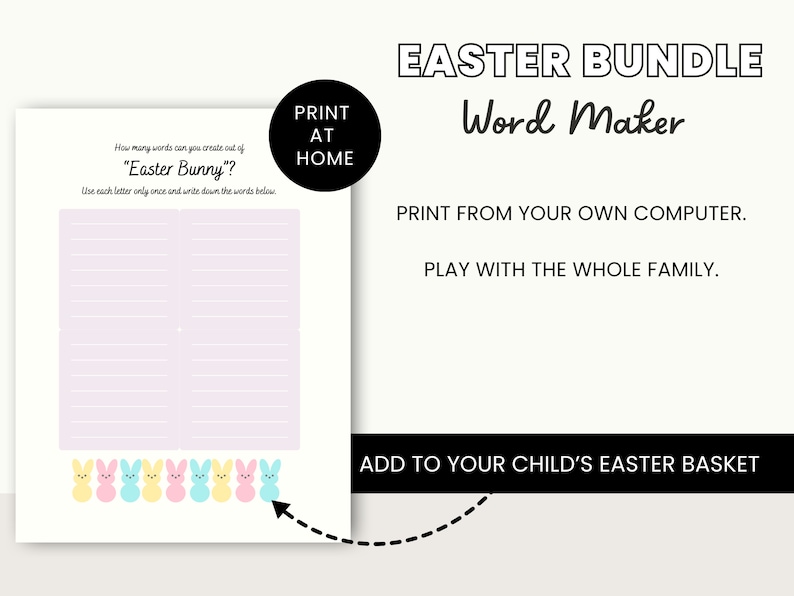 Easter Bunny Letter, Easter Golden Egg, Easter Game,easter Bookmarks ...