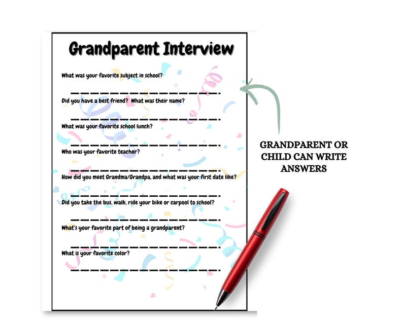 Grandparents Day Activity Bundle, Grandparents Day Craft, Grandparents ...