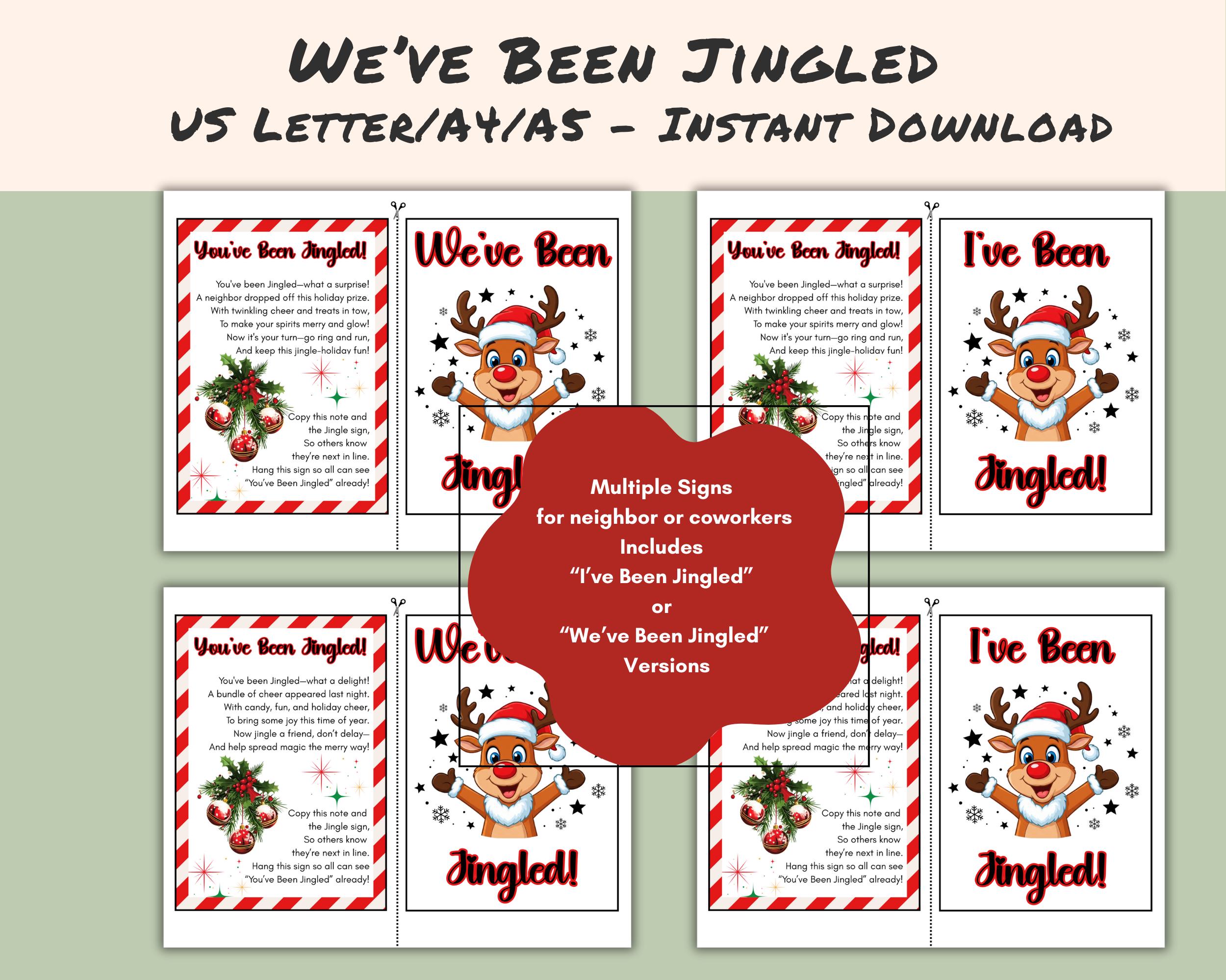 You've Been Jingled! Holiday Game - Office & Neighborhood Editions, We ...