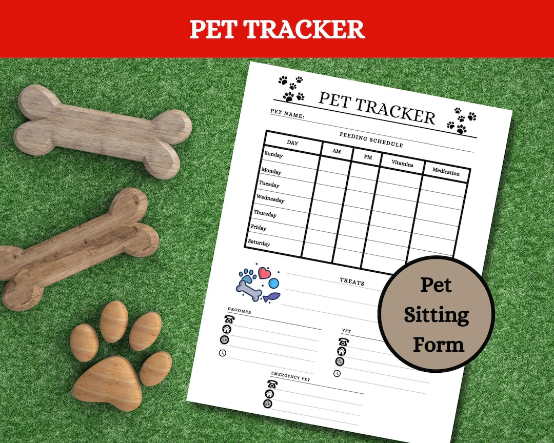 Pet Tracker, Dog Tracker, Cat Tracker, Puppy Planner, Pet Wellness, Pet ...