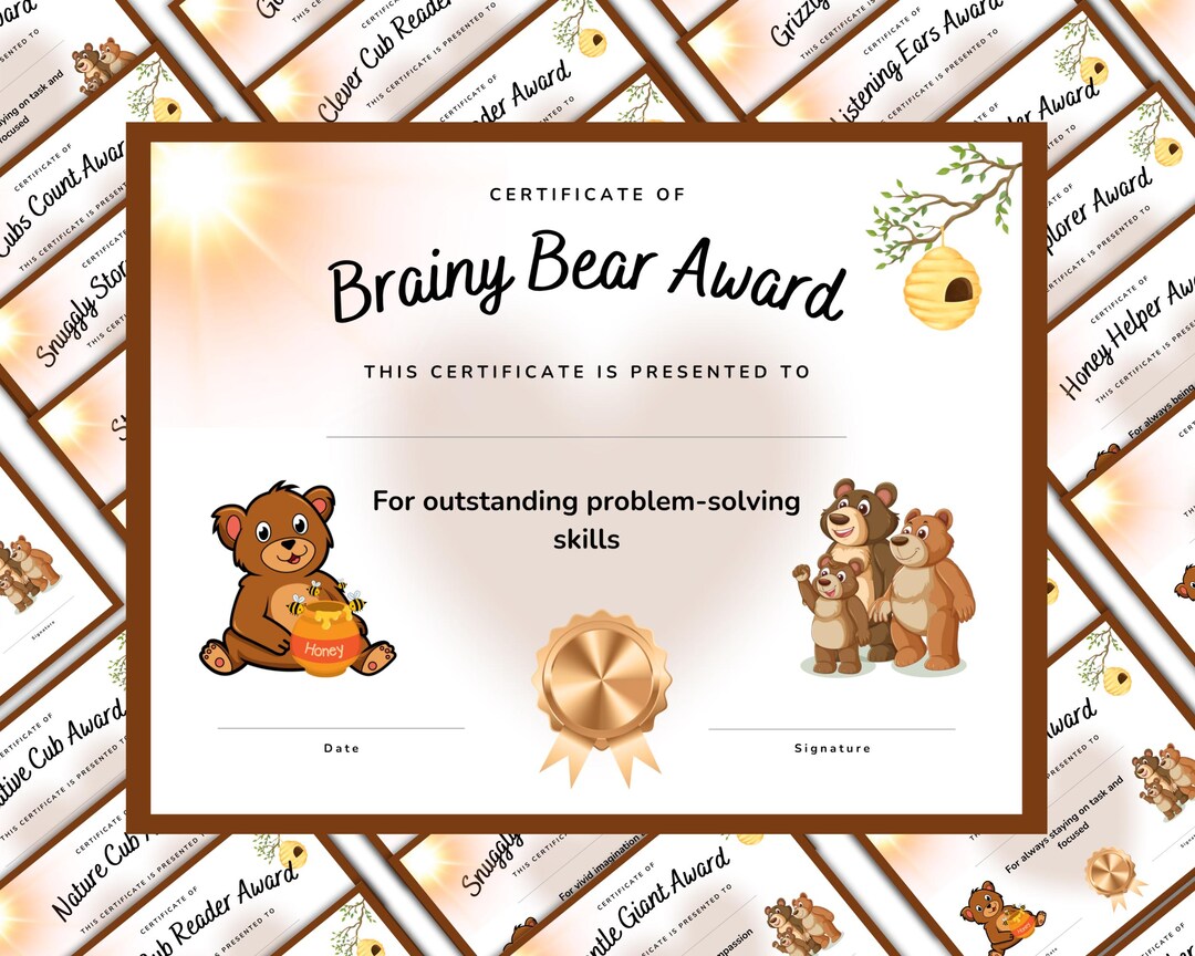 Student Award, Kids Certificate, Certificate for Kids, Classroom Award ...