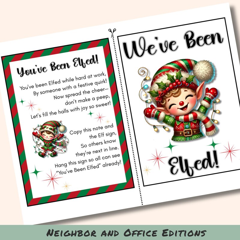 Elves at Work Sign - Etsy