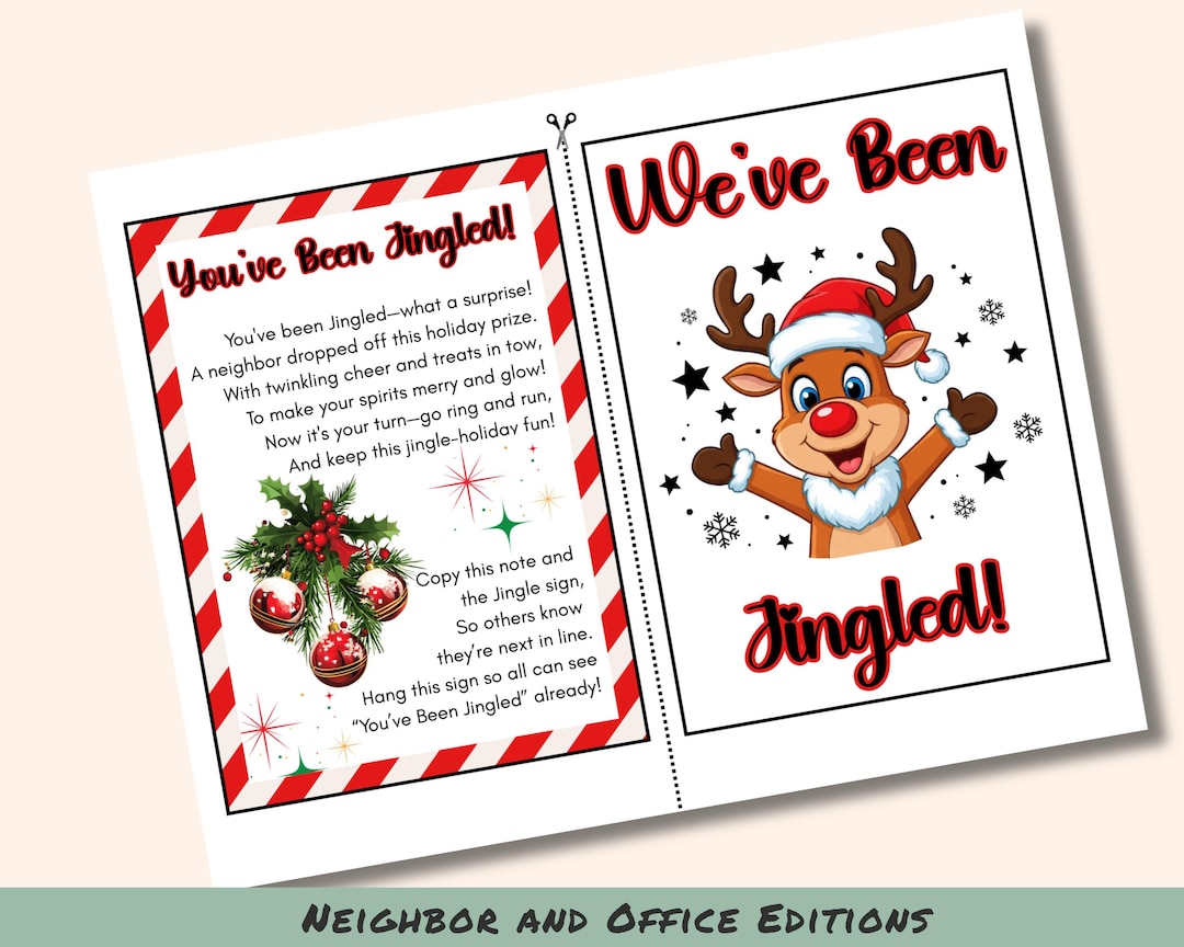 You've Been Jingled! Holiday Game - Office & Neighborhood Editions, We ...