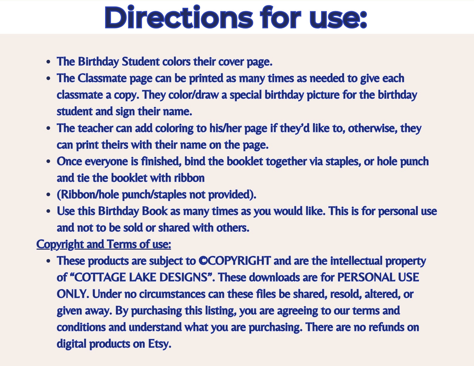 Happy Birthday Student Book, Classmate Coloring Pages, Birthday Book ...