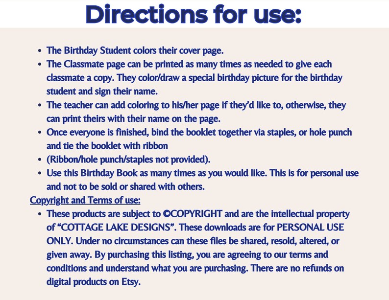 Happy Birthday Student Book, Classmate Coloring Pages, Birthday Book ...