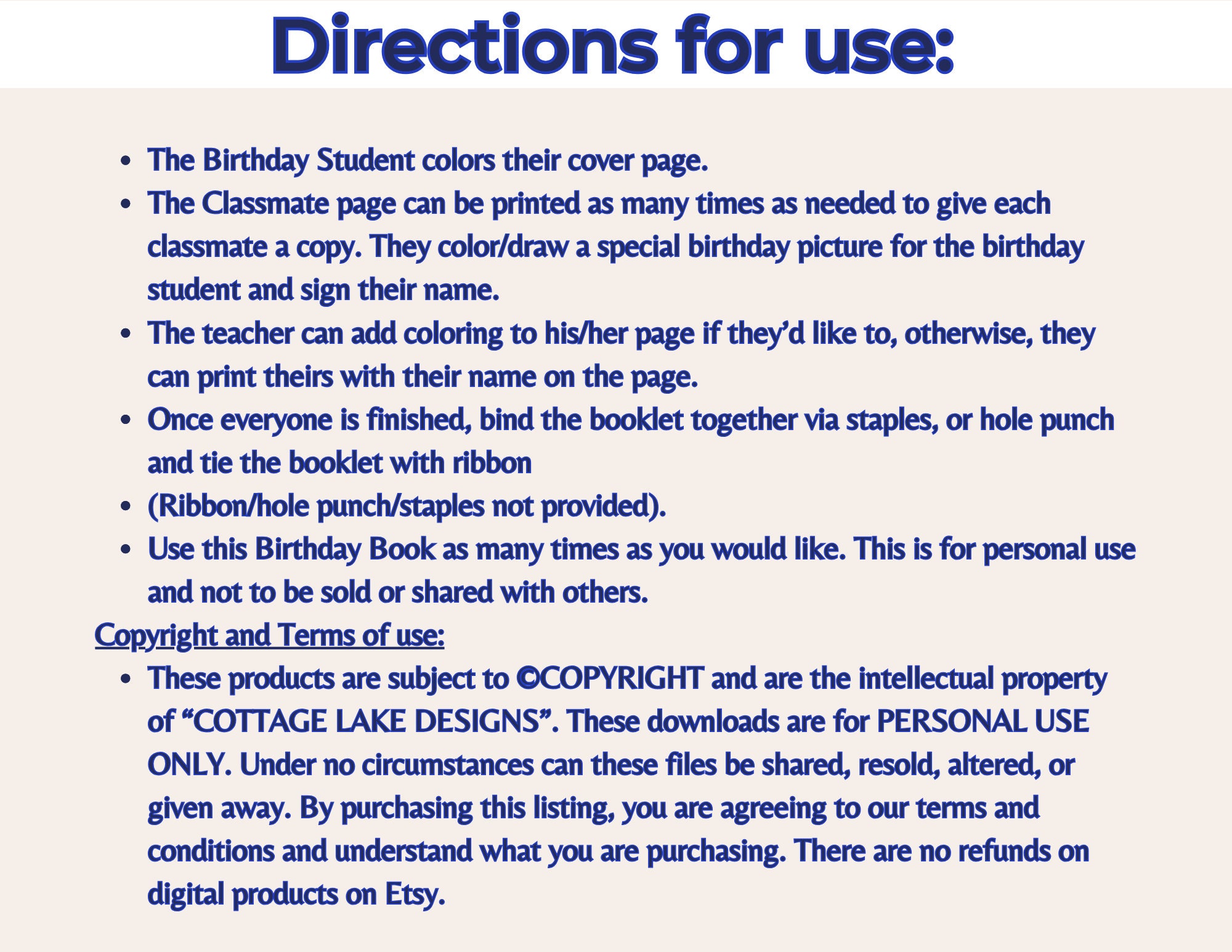 Happy Birthday Student Book, Classmate Coloring Pages, Birthday Book ...