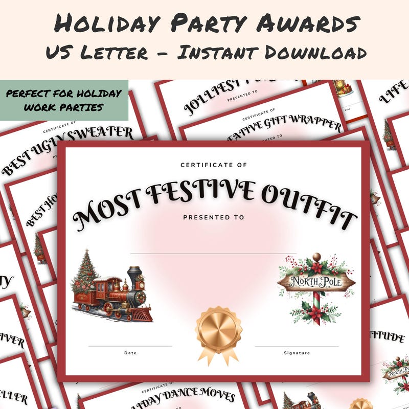 Employee Christmas Awards - Etsy