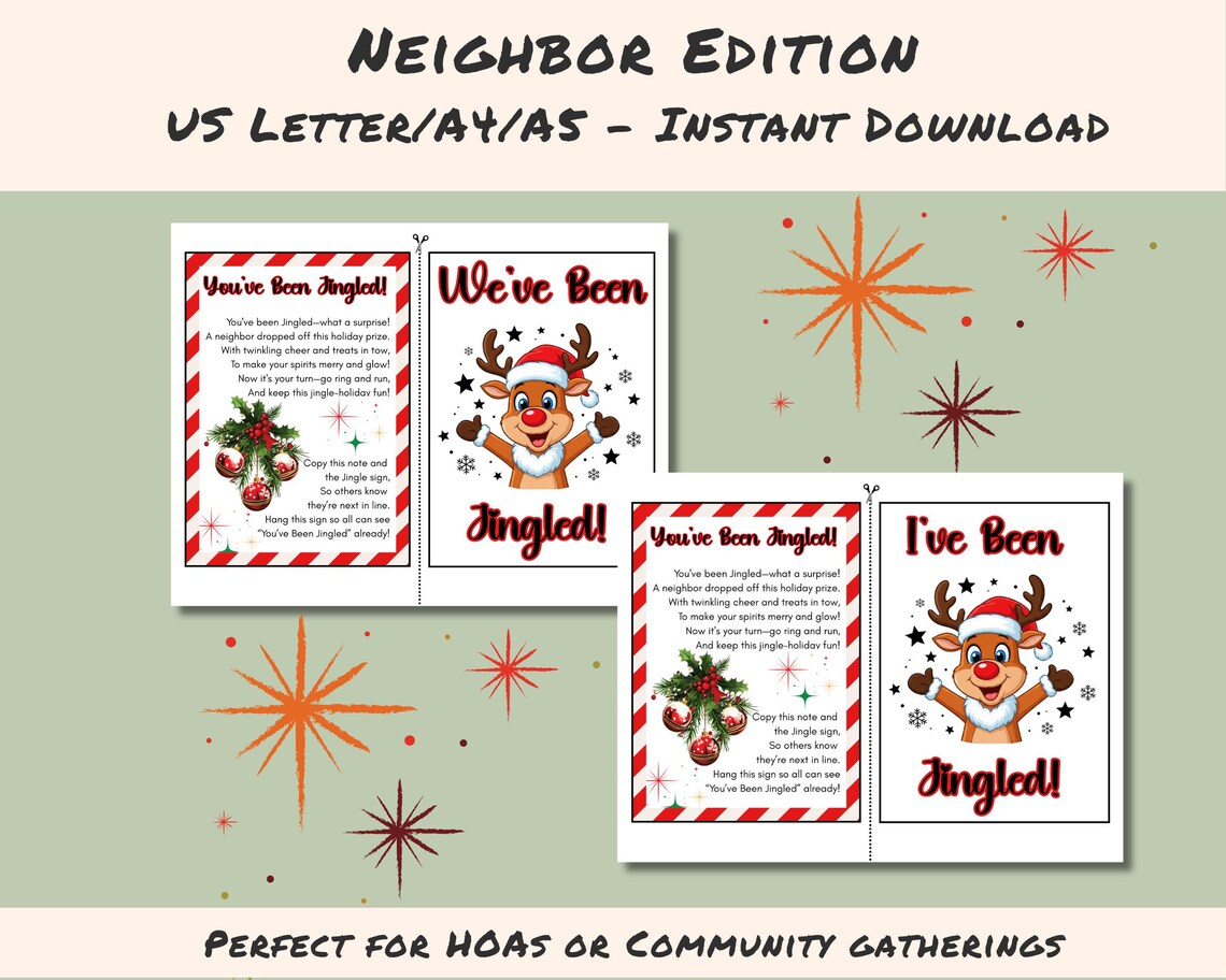 You've Been Jingled! Holiday Game - Office & Neighborhood Editions, We ...