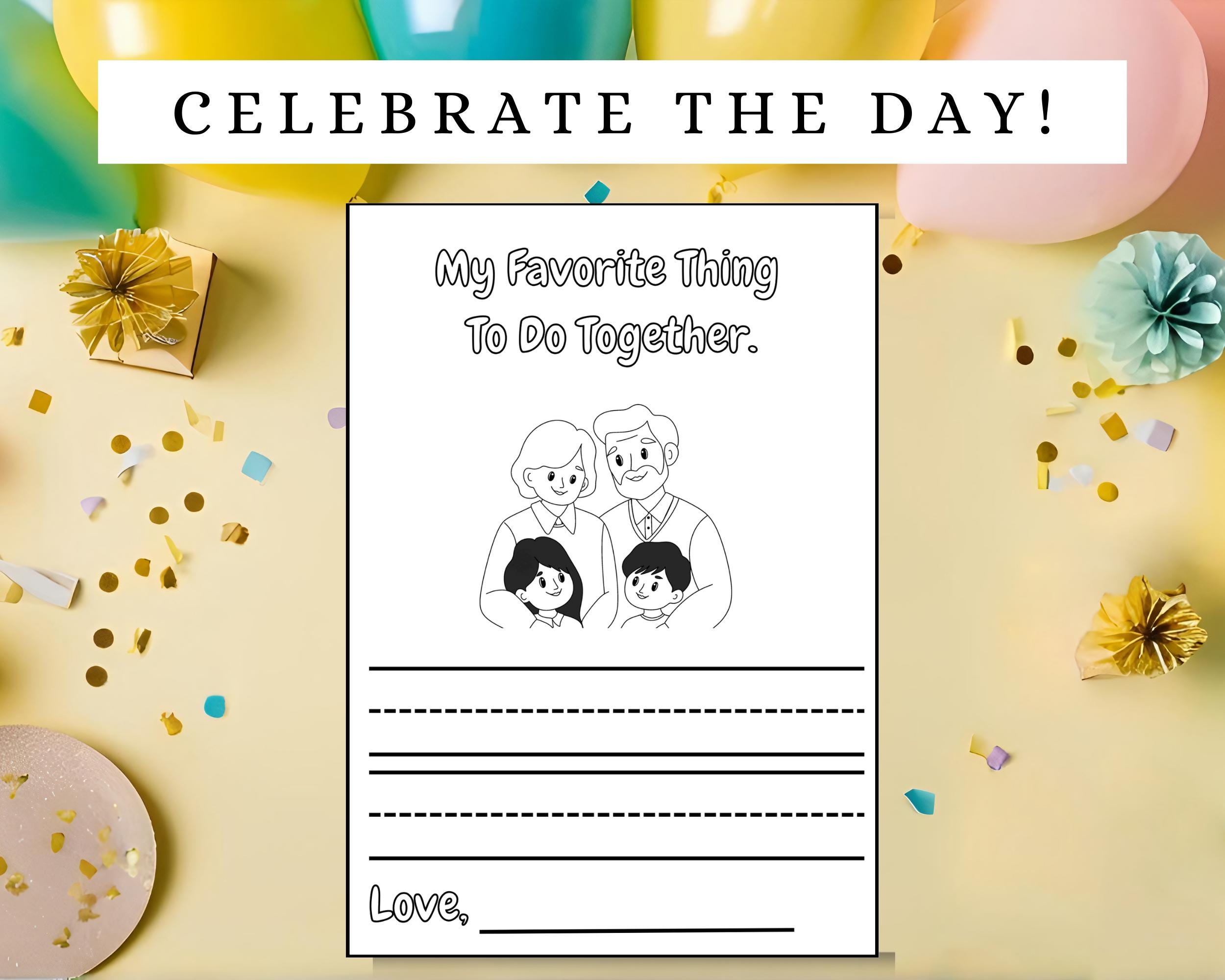 Grandparents Day Activity Bundle, Grandparents Day Craft, Grandparents ...