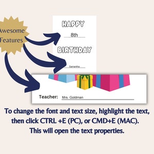 Happy Birthday Student Book, Classmate Coloring Pages, Birthday Book ...