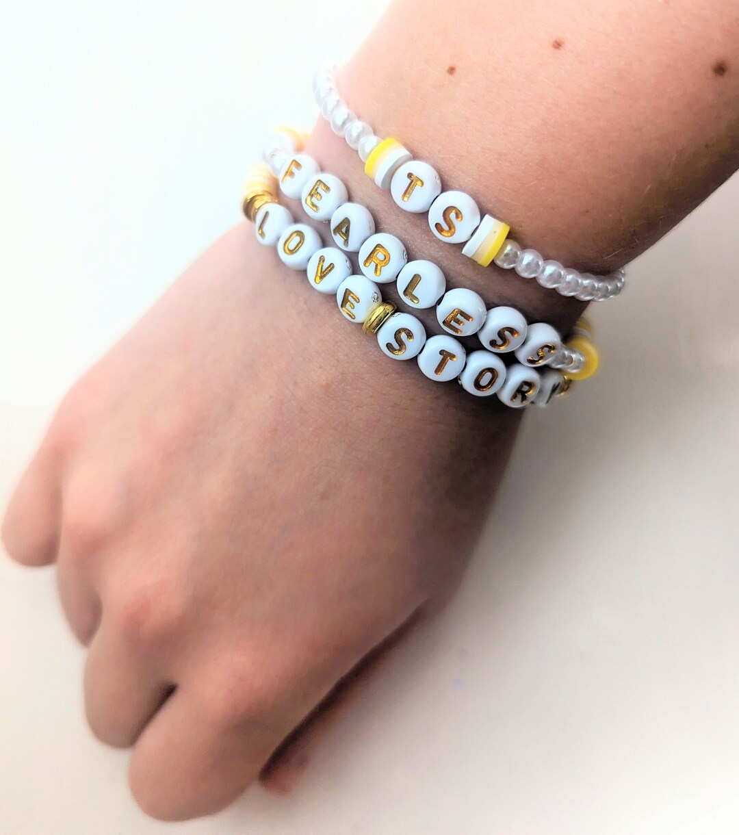 Taylor Swift Themed Claybead Bracelet Sets , Swifty Fans Friendship ...