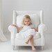 Simple White Chair in White Room Digital Background, Portrait ...