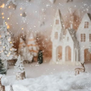 Christmas White Studio Digital Background, Holiday Portrait Digital ...