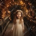 Whimsical Fairy Light Bridge Digital Backdrop, Enchanting Garden, Soft ...